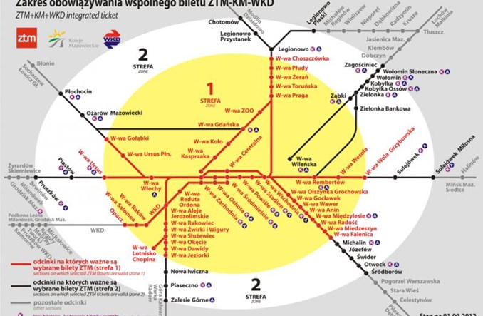 Warszawa: ZTM wyjaśnia dlaczego wspólny bilet kosztuje więcej ...